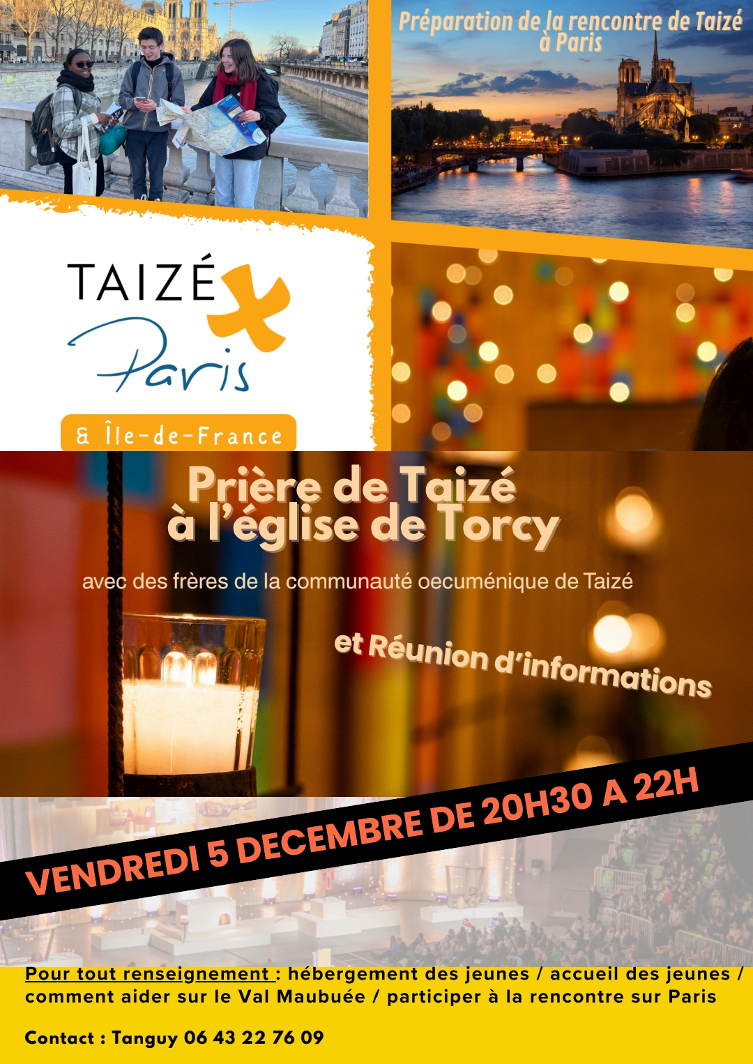 Prière de Taizé à l’église de Torcy - Pôle Missionnaire de Val Maubuée